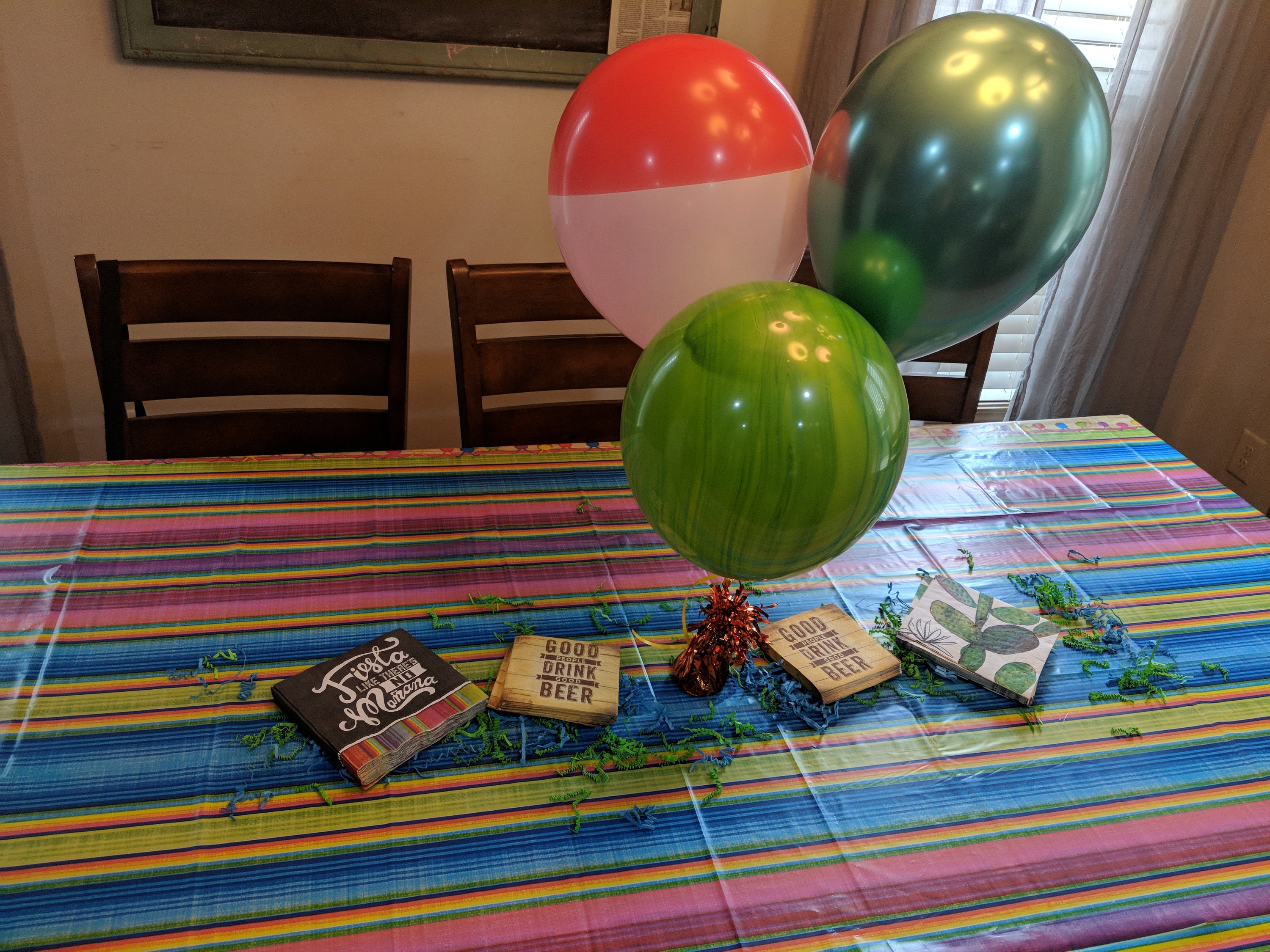 Fiesta Party Tablecover, Serape Stripe Print (54" X 102") - Etsy