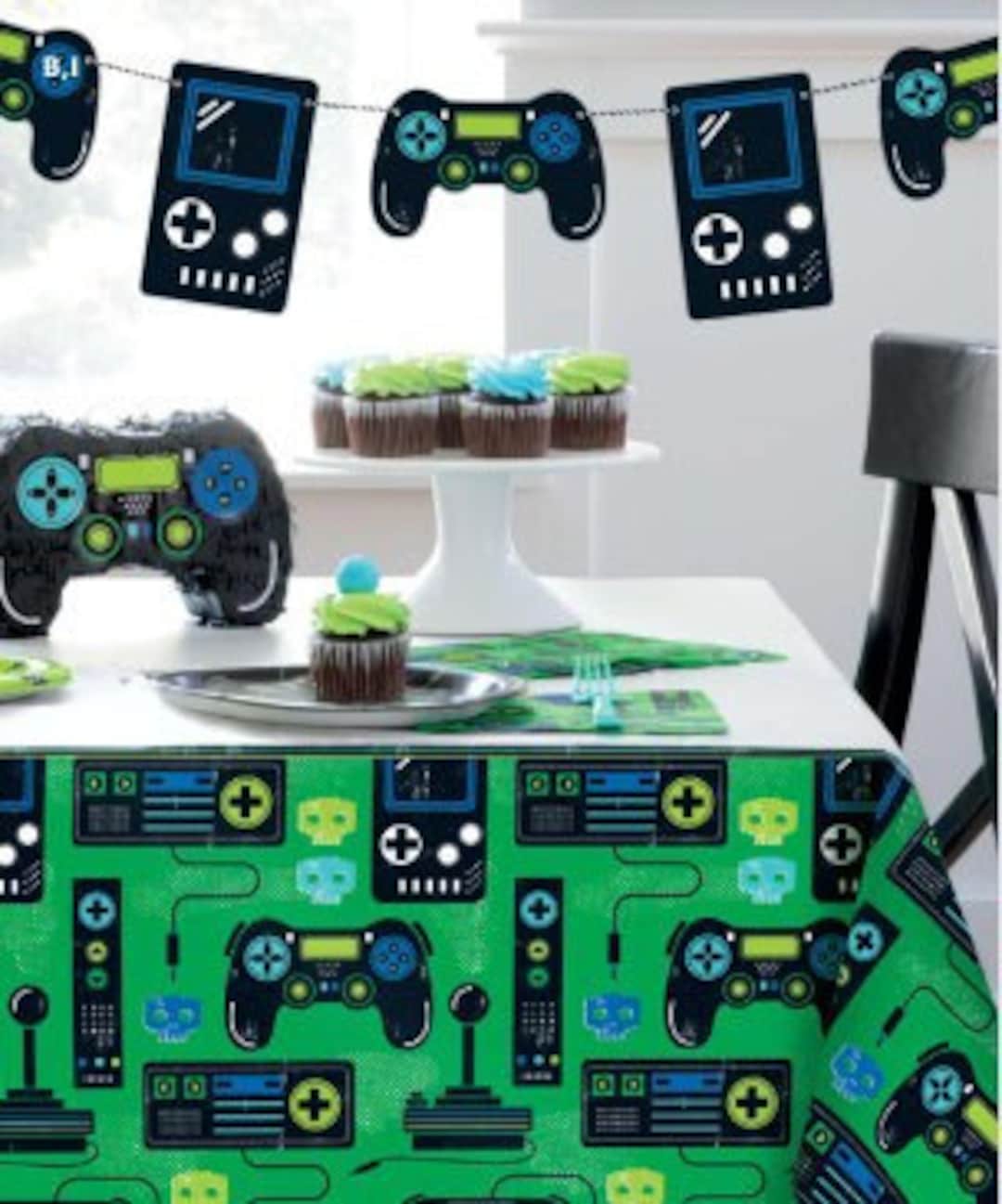 Gamer Birthday Banner Video Game Banner, Video Game Birthday, Gamer ...