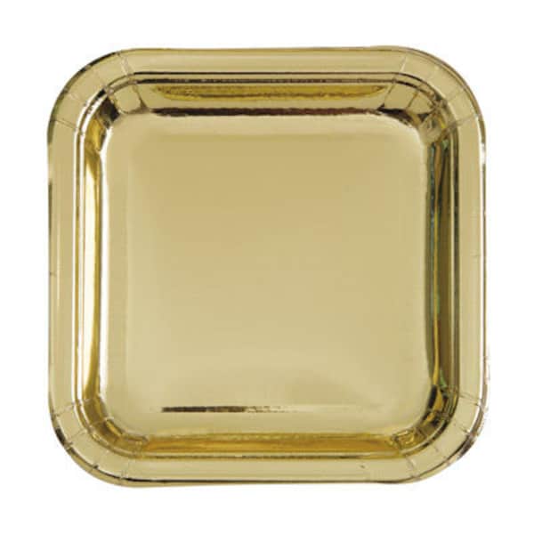 Square Paper Plates - Etsy