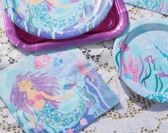Mermaid Napkins | Etsy