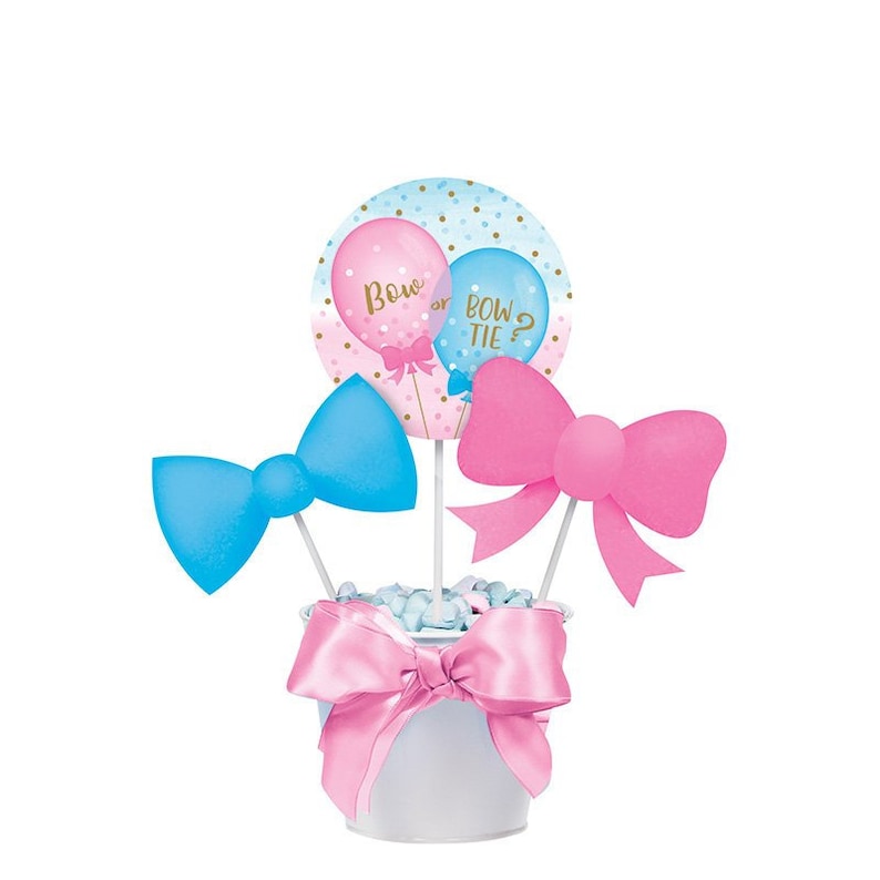 Gender Reveal Centerpiece Sticks/ Gender Reveal Party Baby | Etsy