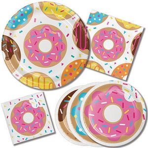 Donut Party Happy Birthday Banner/donut Theme Party Banner/ - Etsy