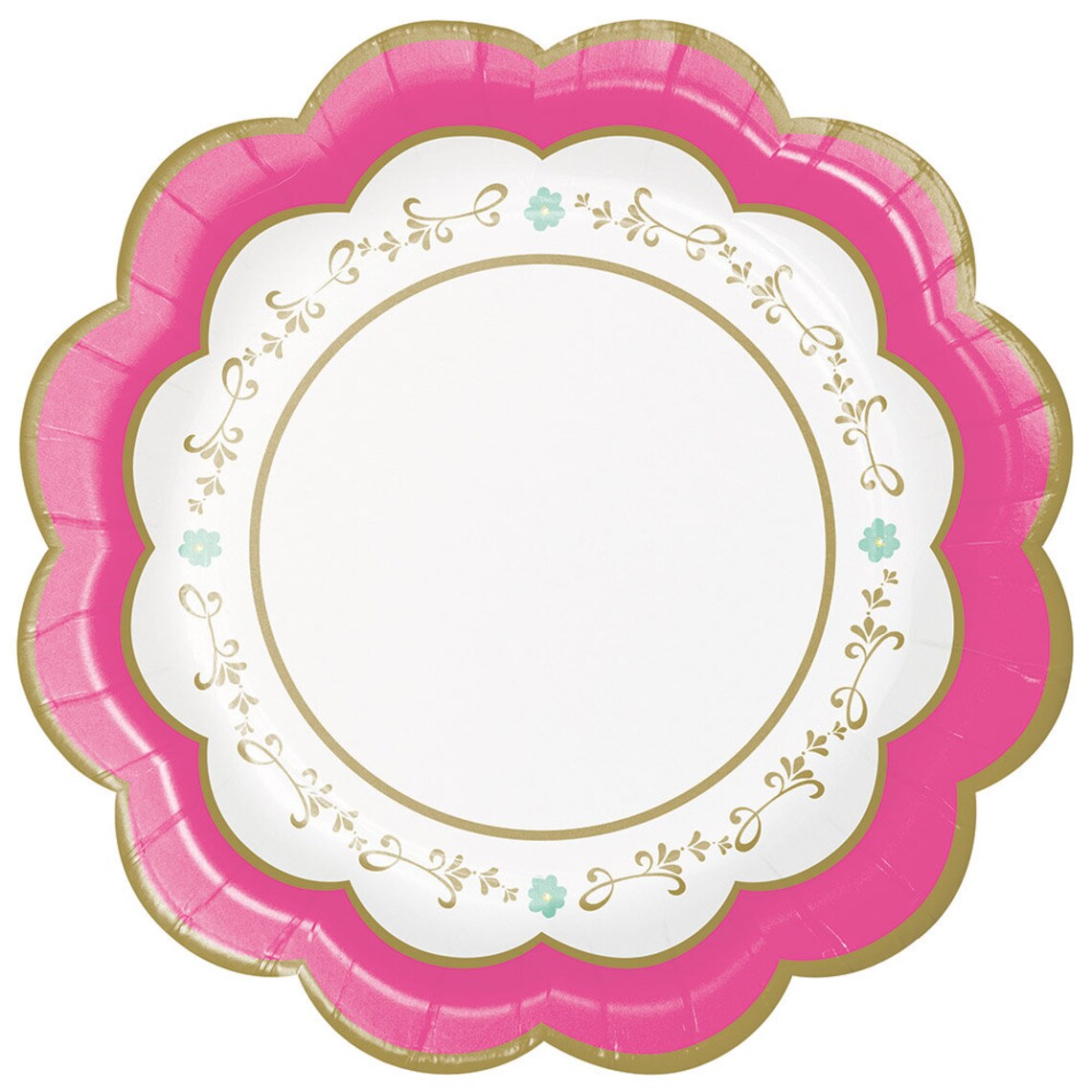 Tea Party Scalloped Small Plates / Fancy Tea Party Plates / - Etsy
