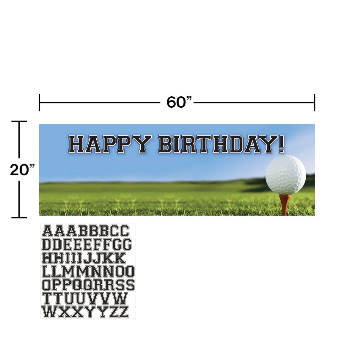 Golf Party Birthday Banner Golfing Party Golf Party - Etsy