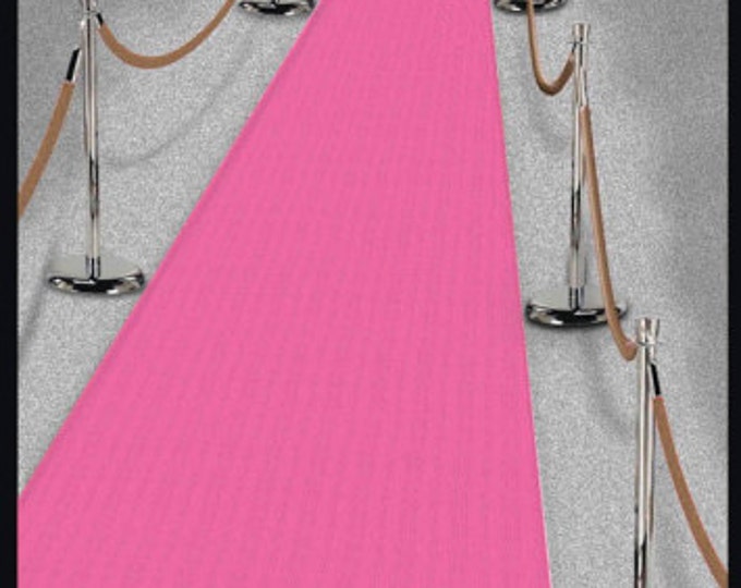 Hot Pink Custom Made Aisle Runner 50 Feet Long 36 Inches Wide - Etsy