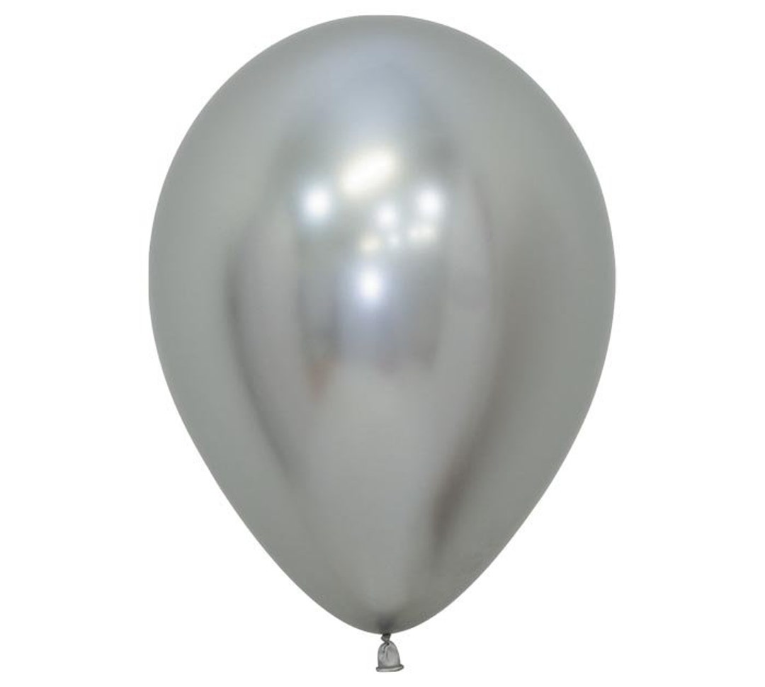 Sempertex Reflex Silver Latex Balloons/reflex Silver Latex Balloons ...