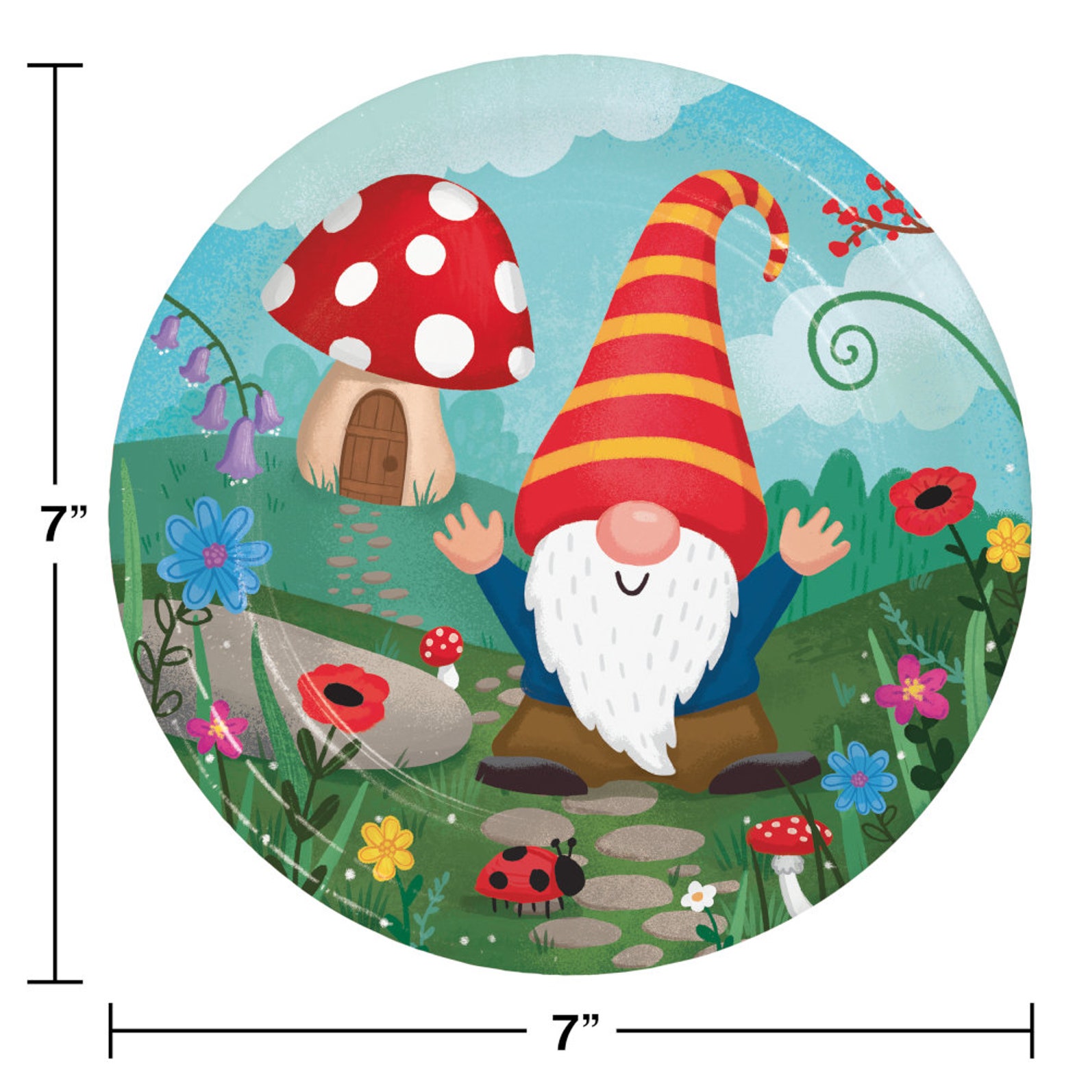 Enchanted Forest Plates- Small Gnome Plates, Woodland Plates, Woodland ...