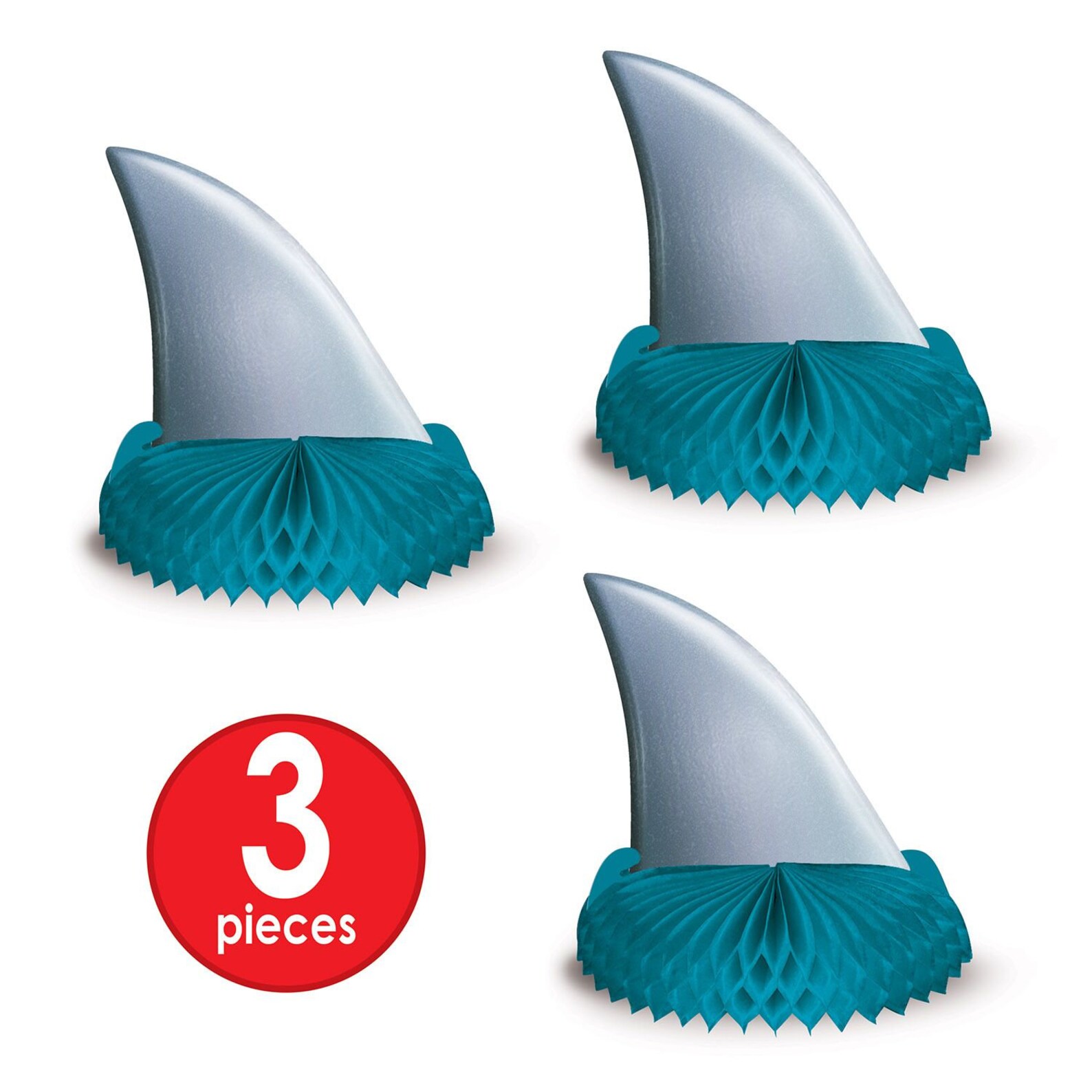 3 CT Shark Fin Party Centerpiece Shark Birthday Shark - Etsy