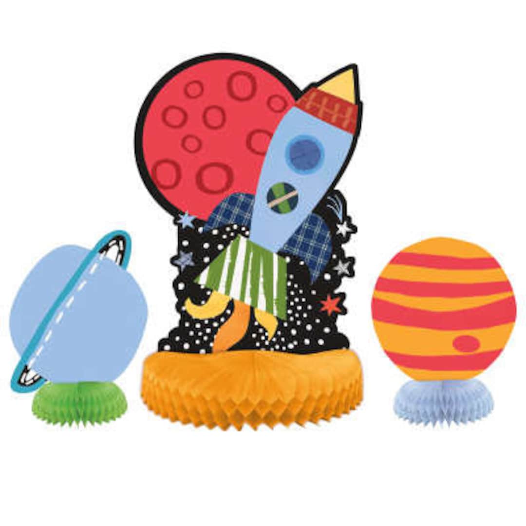 Space Party Centerpiece- Space Party Planet Decor, Outer Space Decor ...