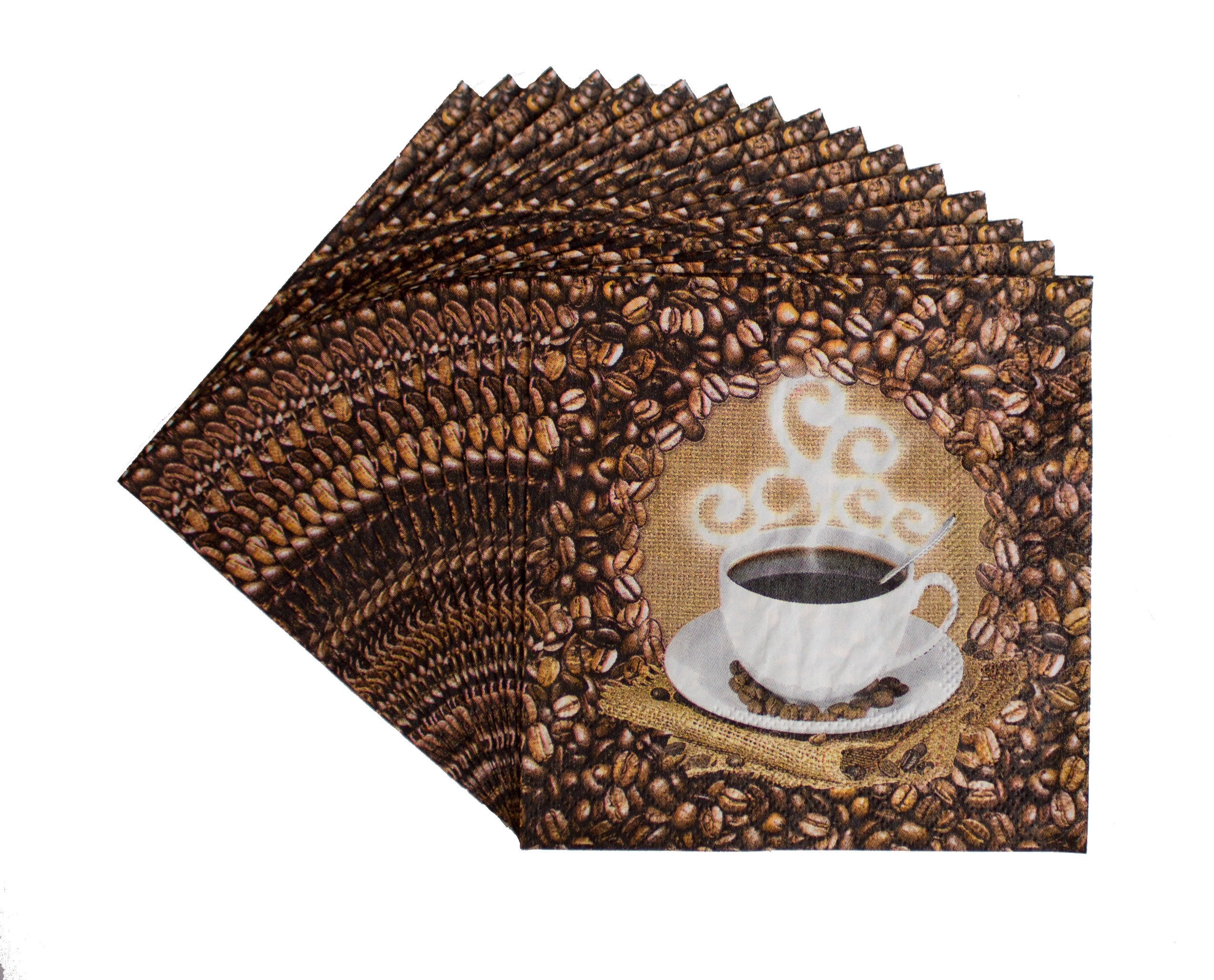 Coffee Paper Napkins Coffee Party Napkins Coffee Napkins - Etsy