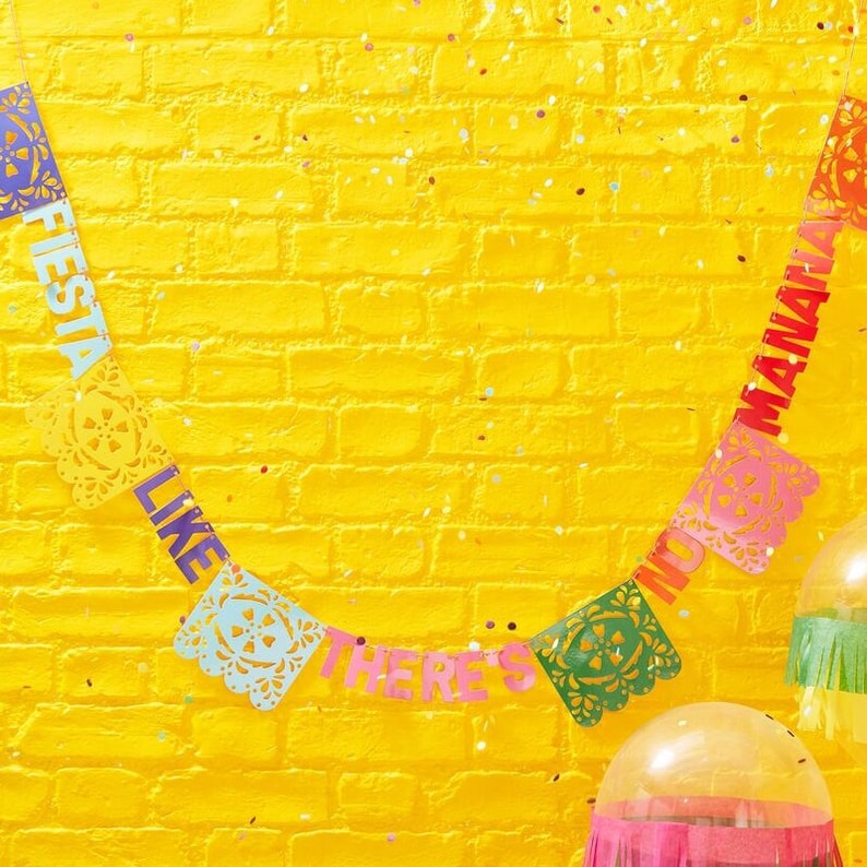Fiesta Party Banner Fiesta Banner Fiesta Baby Shower Fiesta - Etsy