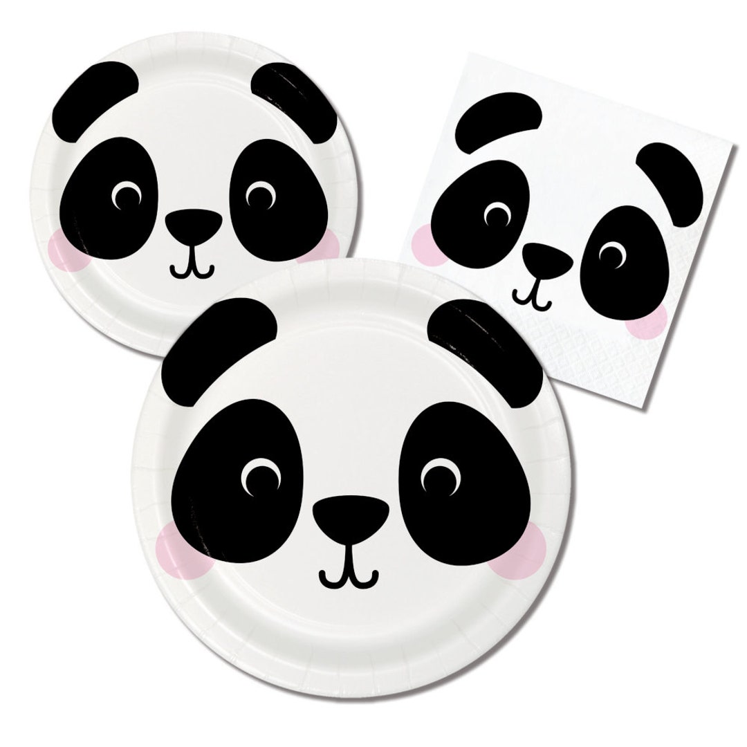 Panda Party Supplies- Panda Plates, Panda-monium Plates, Panda Party ...