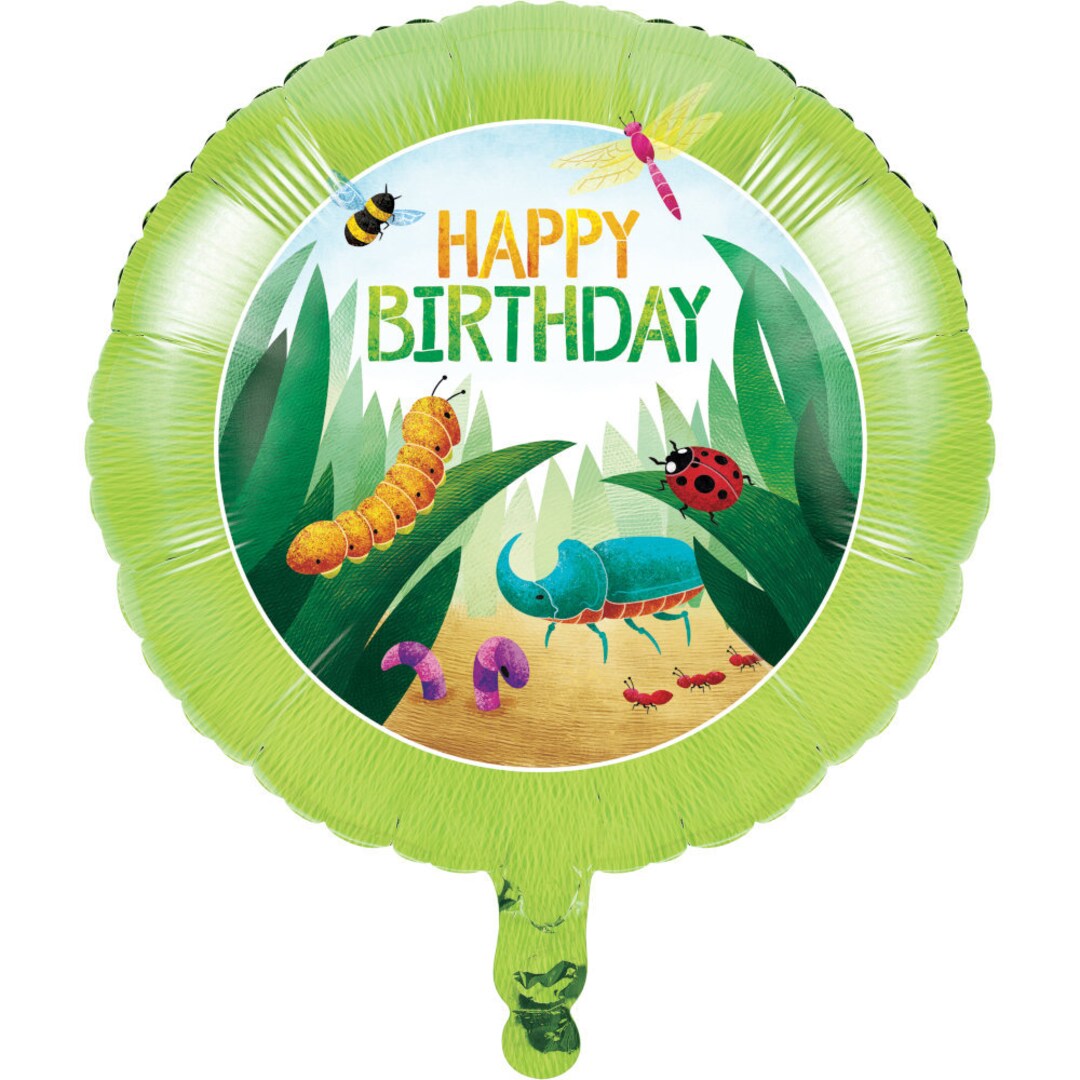 Bug Party Balloon- Bug Party Balloon, Little Bug Birthday Balloon ...