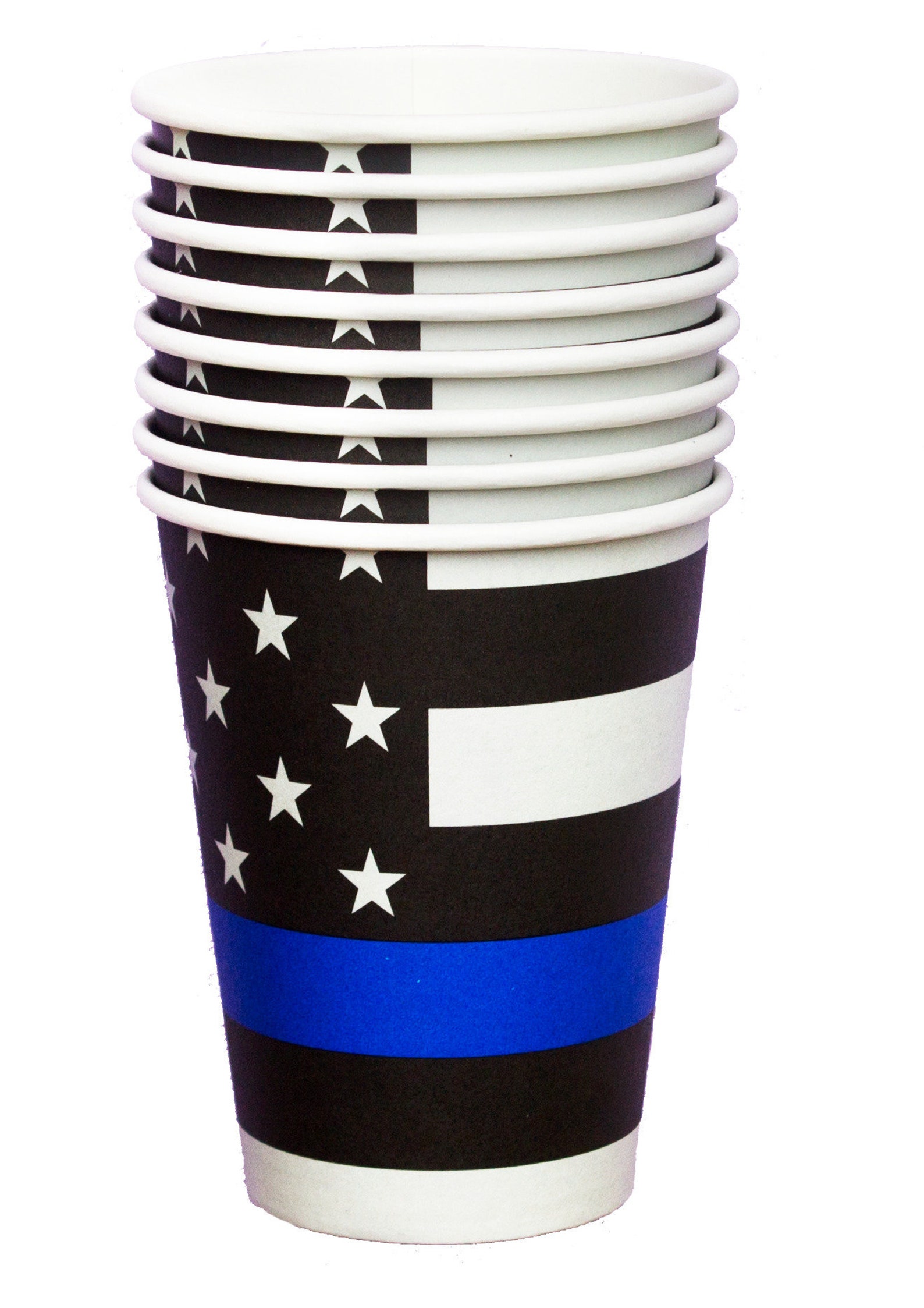 Police Party Cups | Police Officer Party Paper Cups - Etsy