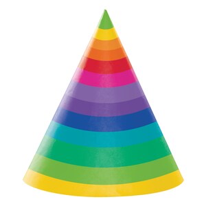 Rainbow Party Hats- Rainbow Party, Rainbow Birthday, Rainbow of Hope ...