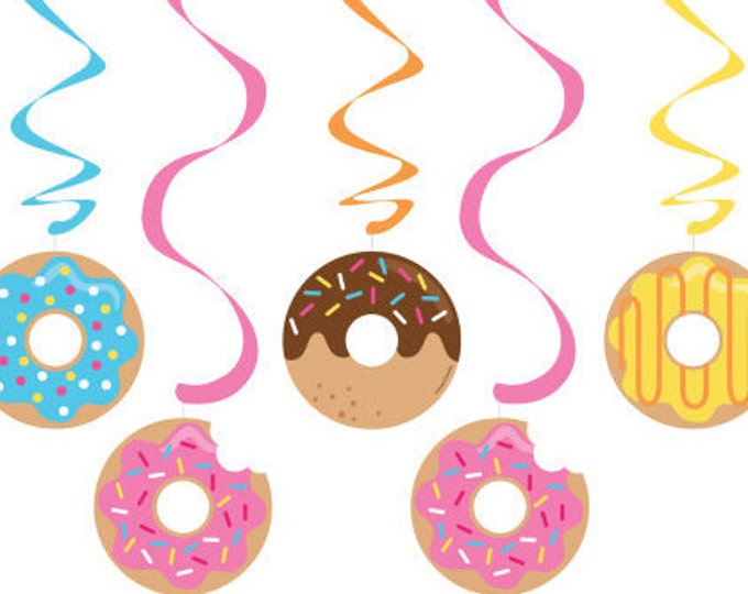 Donut Party Hanging Decor/donut Theme Party Decor/ Donut Party Decor ...