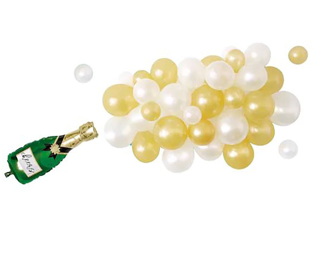 Champagne Party Balloon Set Champagne Balloon Cascade Kit, Champagne ...