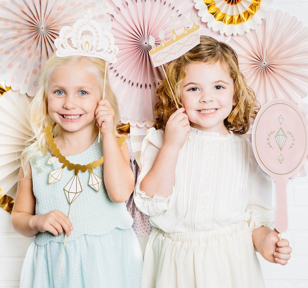 Princess Party Photo Prop Kit/ Princess Party Photo Props/ - Etsy