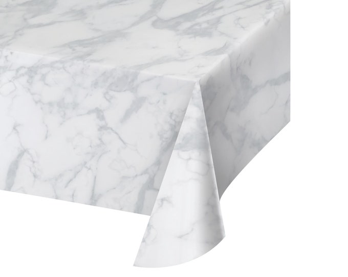 Marble Look Table Cover- Marble Tablecover, Succulent Theme Party, Boho ...