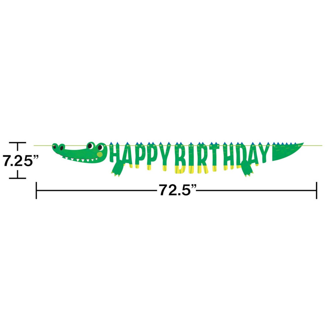 Alligator Birthday Banner Alligator Birthday Decor Swamp - Etsy