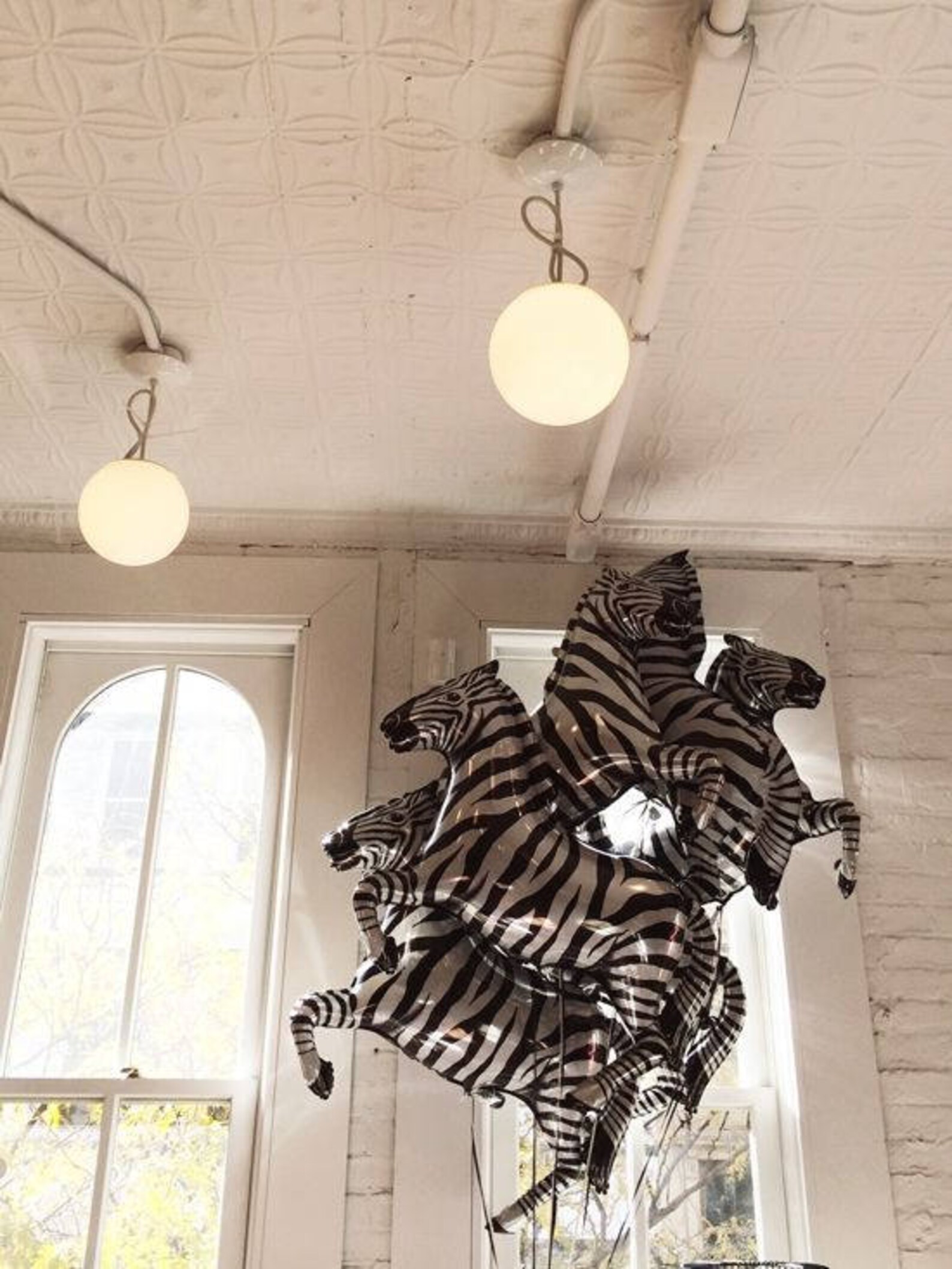 Party Animals Zebra Balloon/ Zebra Balloon/ Jungle Party - Etsy