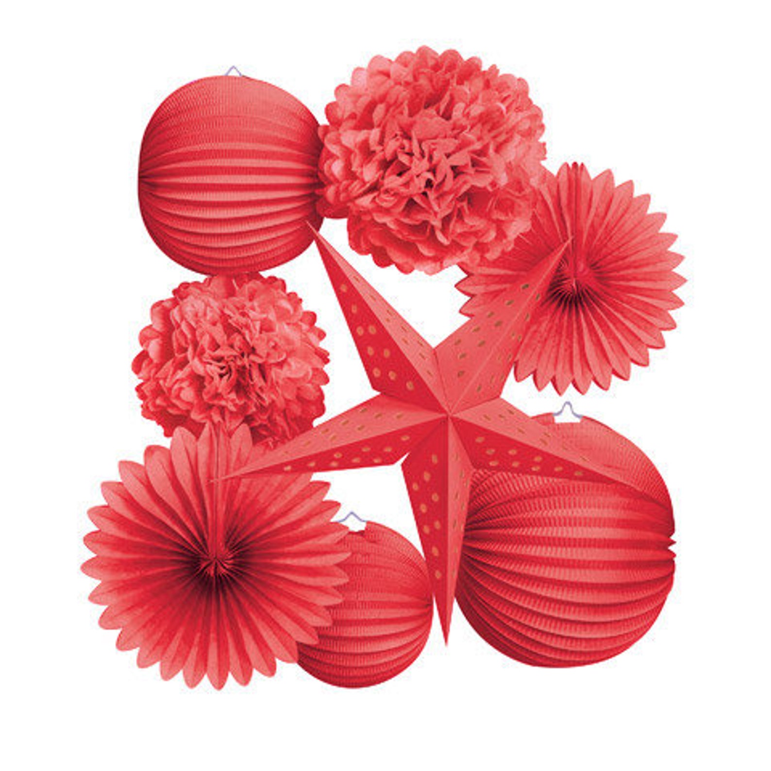 Red Party Decoration Kit/ Red Photo Backdrop Decorations/ Red - Etsy