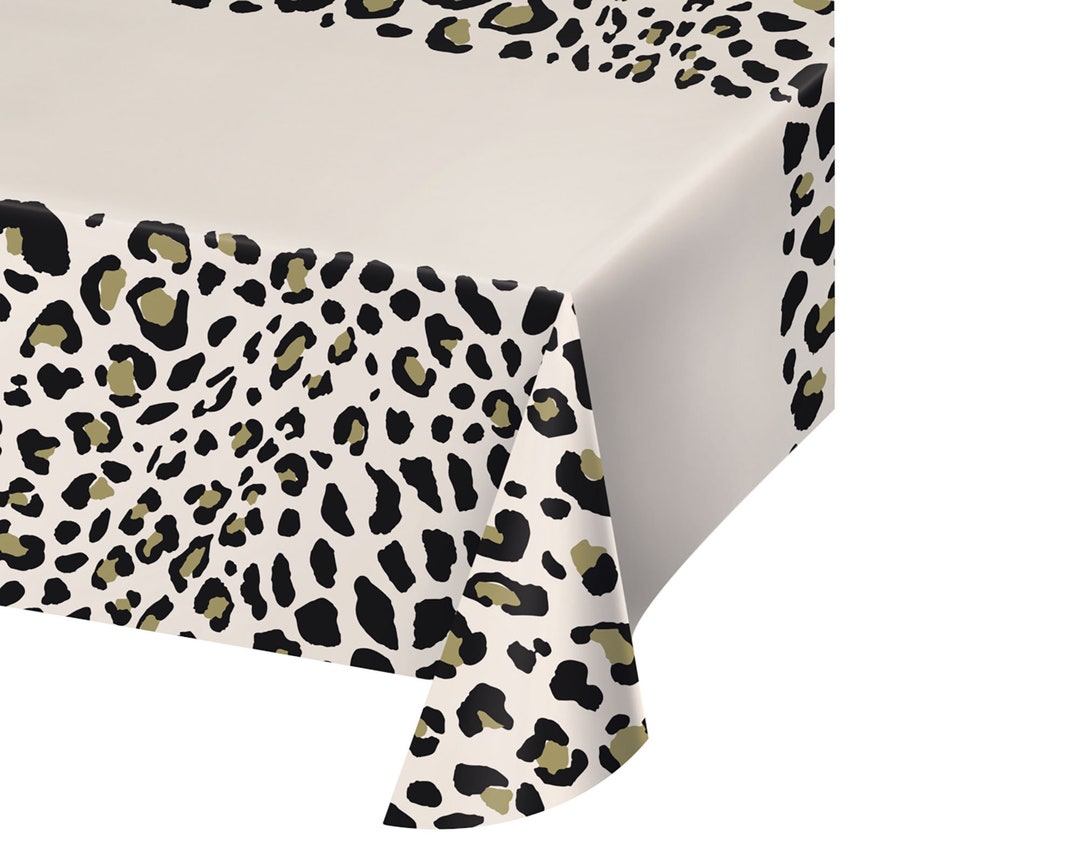 Leopard Print Paper Tablecover Leopard Print Tablecover, Cheetah Print ...