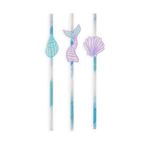Mermaid Party Straws/ Mermaid Party Decor/ Mermaid Party/ | Etsy