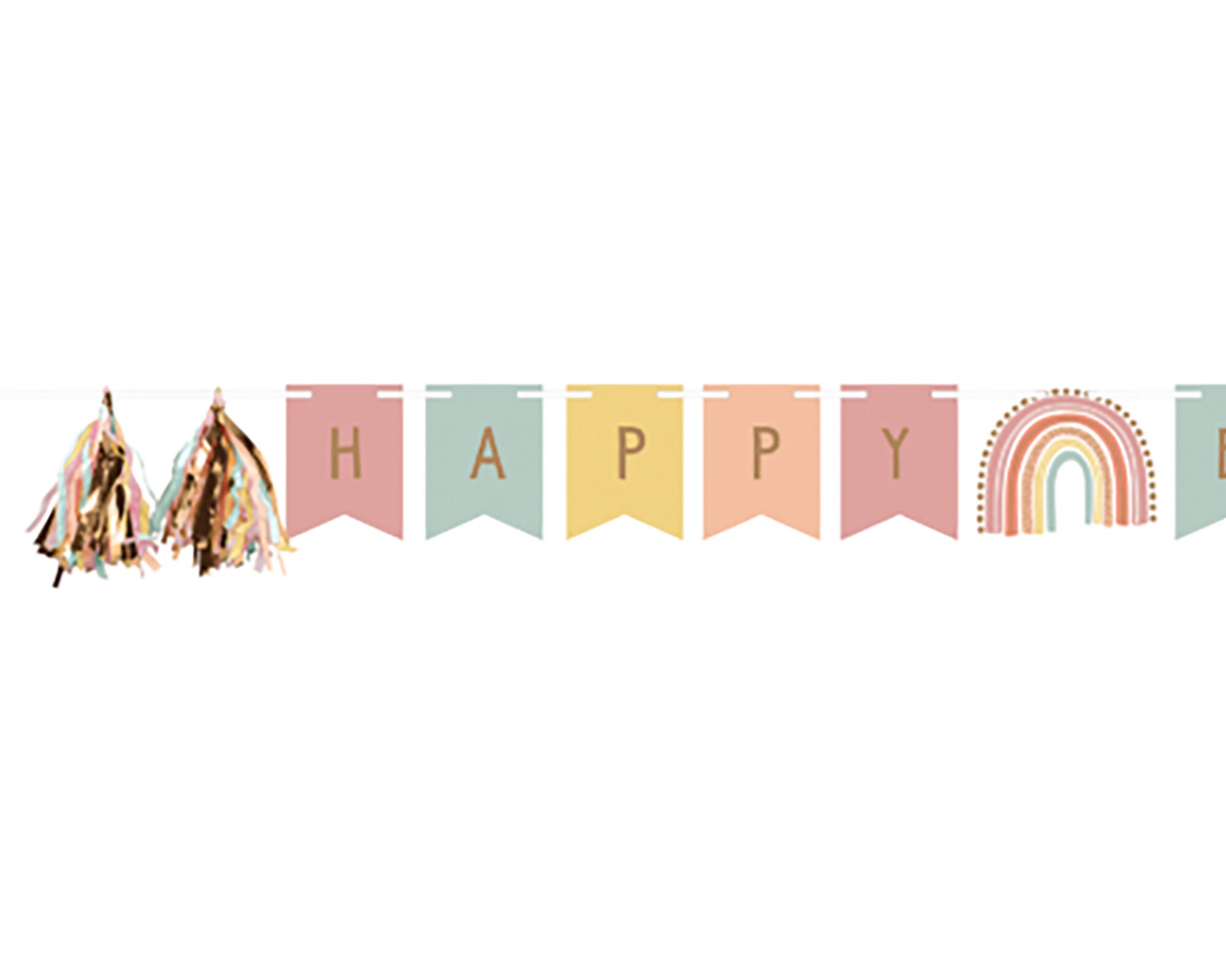 Boho Rainbow Banner Boho Baby Shower Boho Rainbow Birthday - Etsy