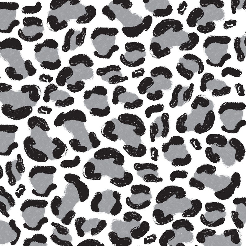 Snow Leopard Print Tablecover- Jungle Party Tablecover, Leopard Party ...