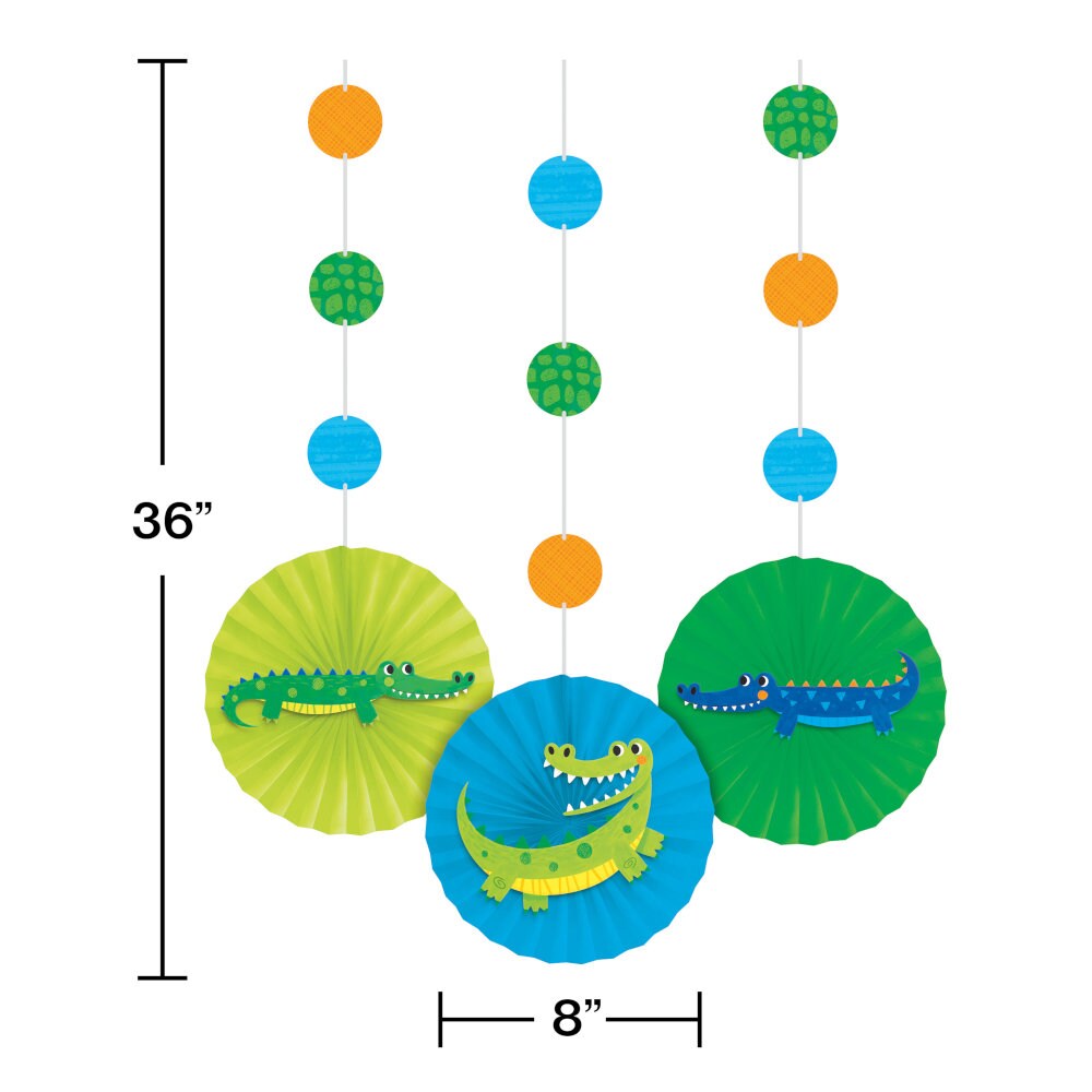 Alligator Party Decorations Alligator Hanging Decor Swamp | Etsy