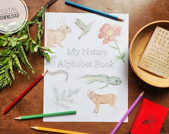 D is for Dandelion Nature Alphabet Page-digital Download-nature ...
