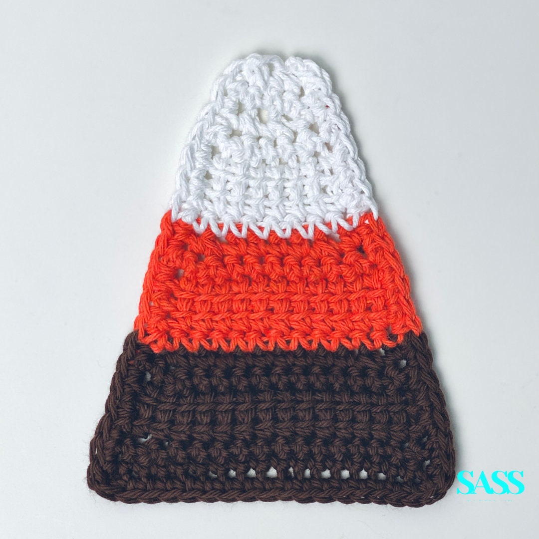 Candy Corn Coaster CROCHET PATTERN - Etsy