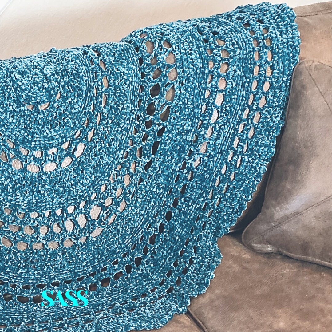 Dreamy Days Round Throw CROCHET PATTERN - Etsy