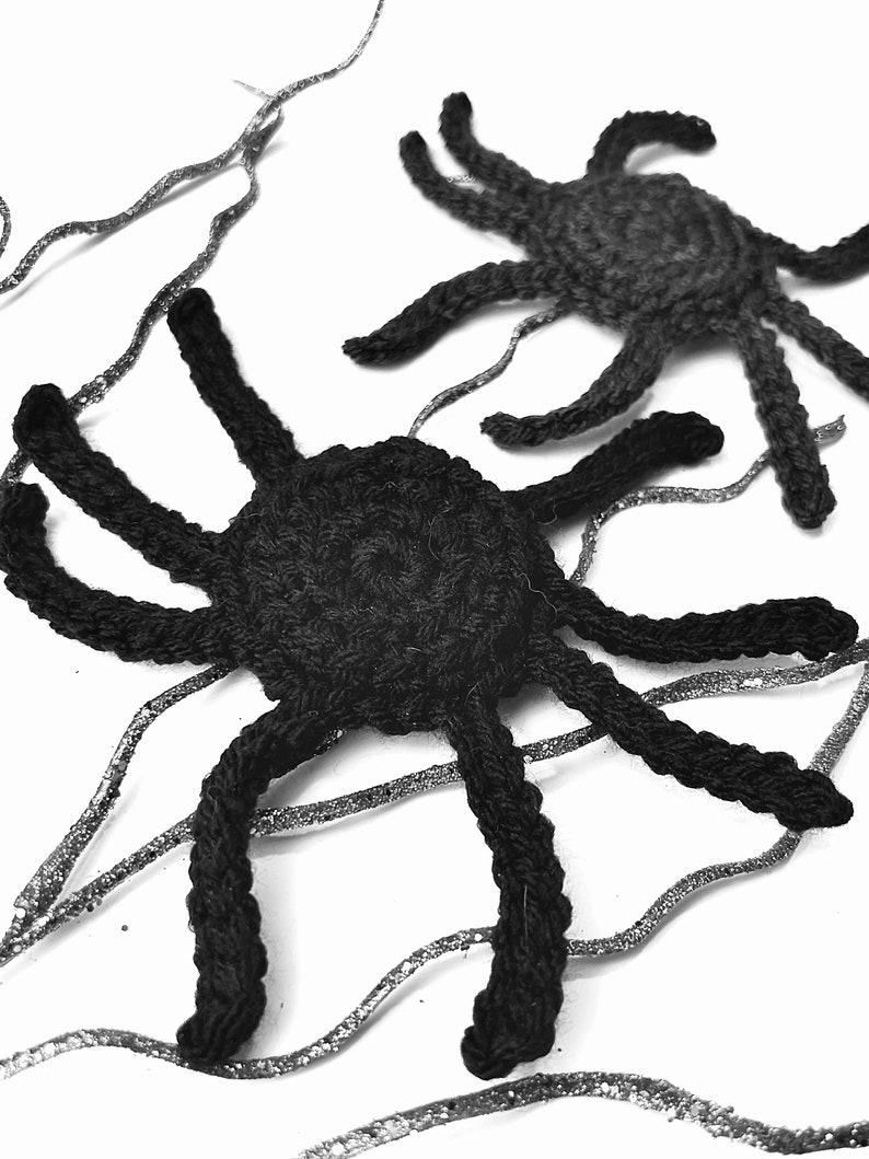 Spooky Spider Crochet Pattern Halloween Craft DIY Ornament Quick ...