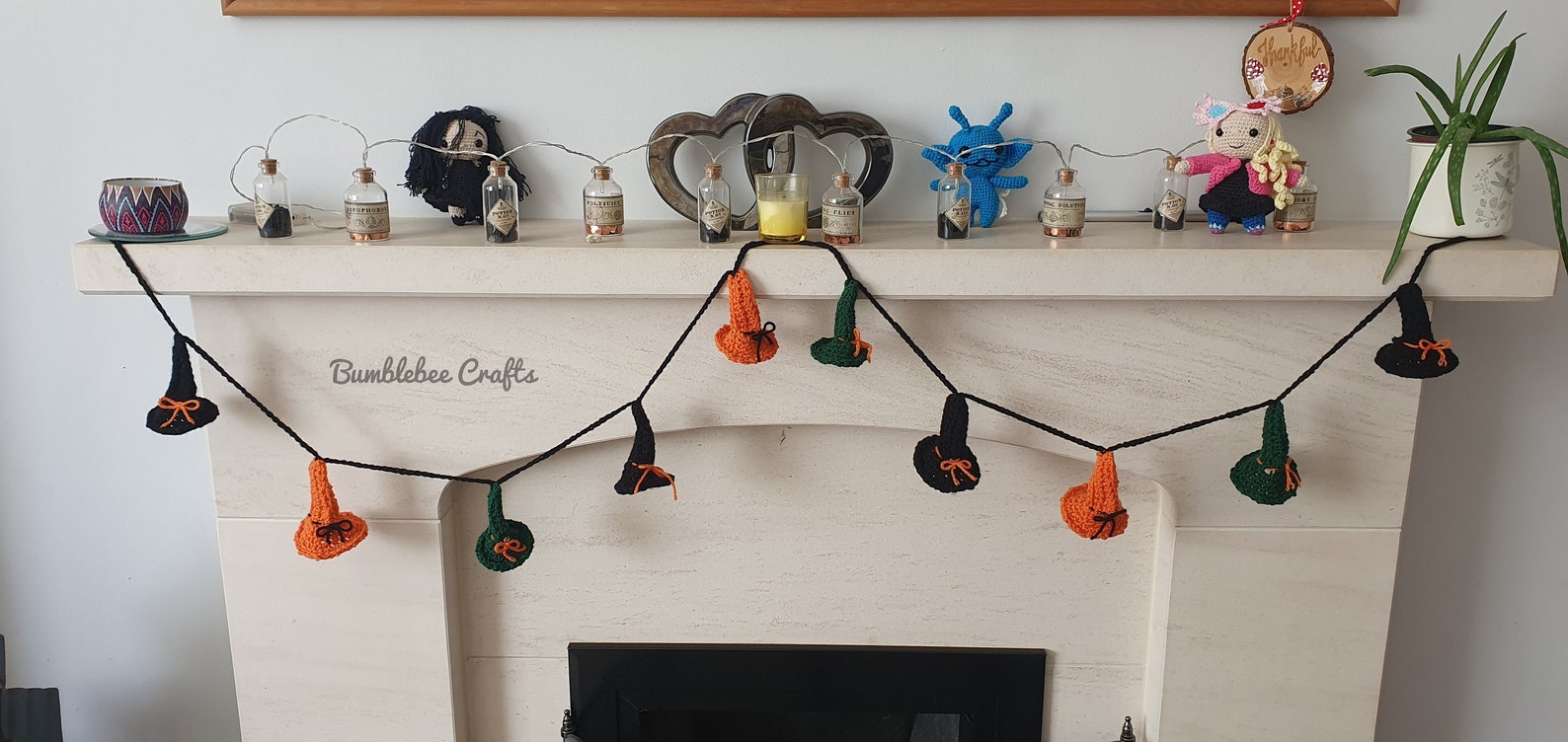 Wicked Witch Hat Bunting CROCHET PATTERN PDF Download - Etsy