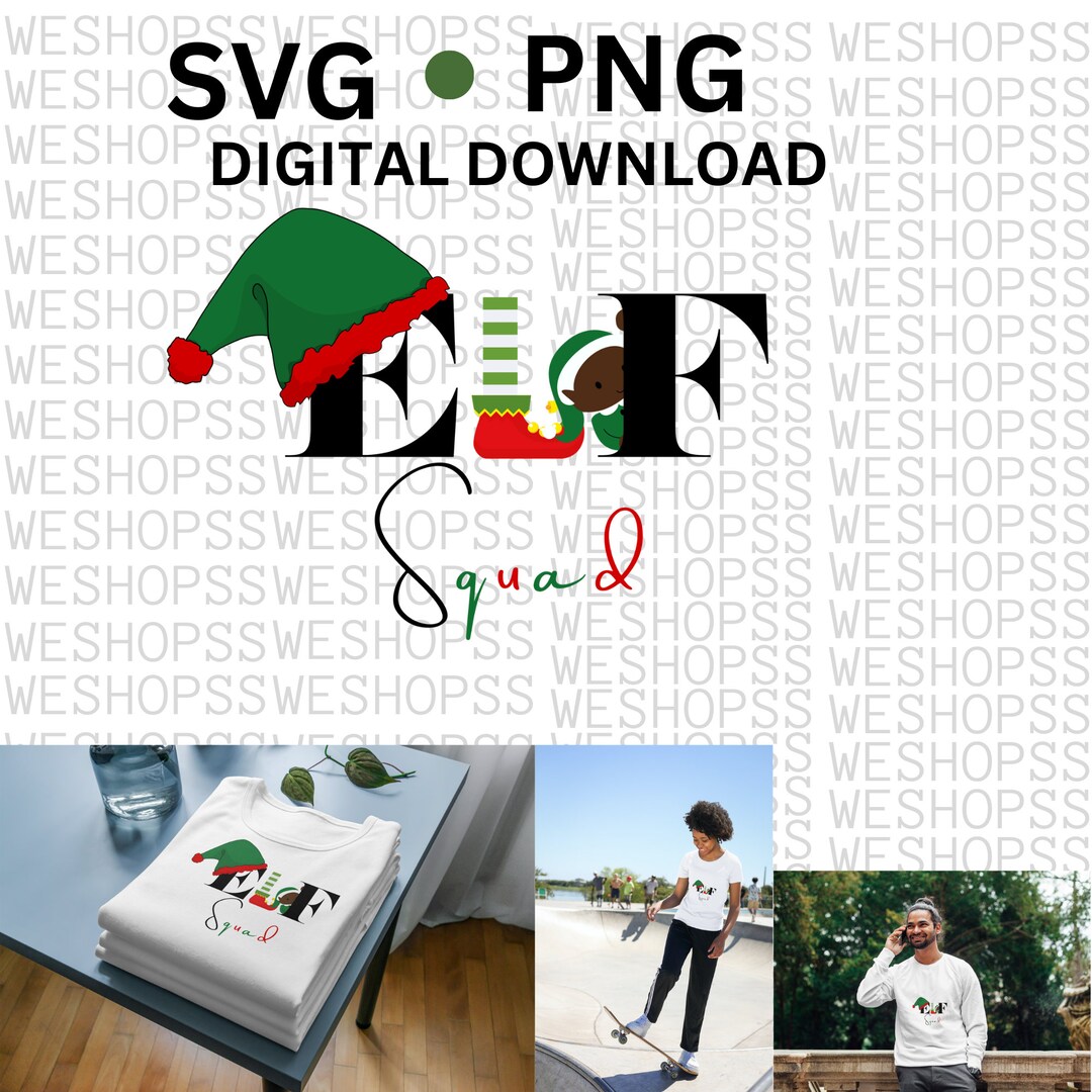 Elf Squad SVG, Merry Christmas, Christmas Shirt Svg, Winter SVG ...