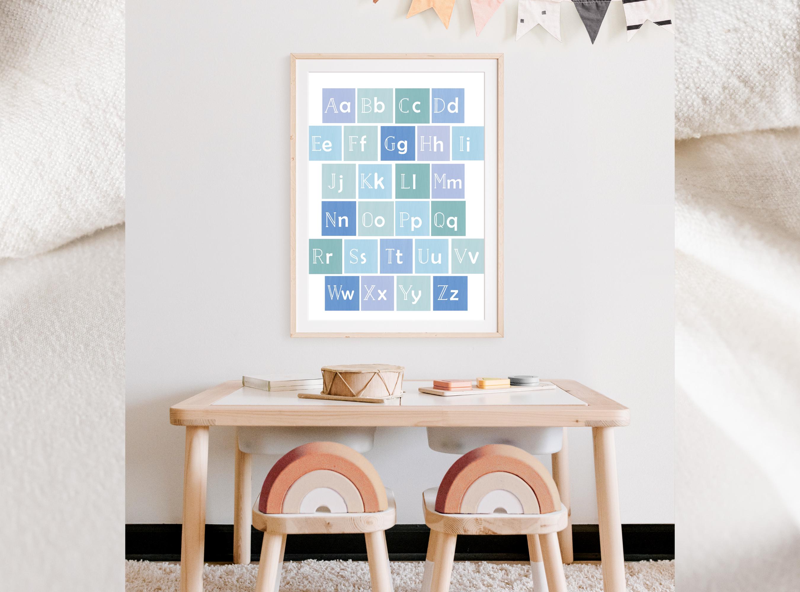 Printable Alphabet Chart ]days of the Week Poster and Numbers Chart ...