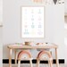 Printable Alphabet Chart With Days of the Week Poster and Numbers Chart ...