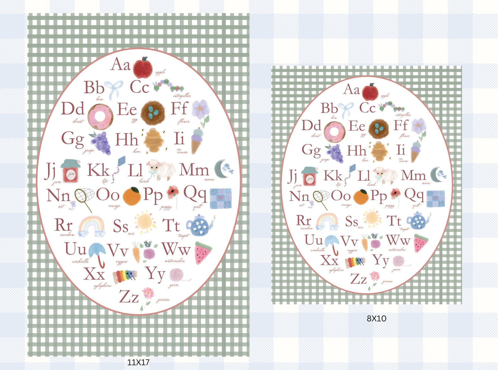 Alphabet Chart, Printable Alphabet Chart, Printable Homeschool ...