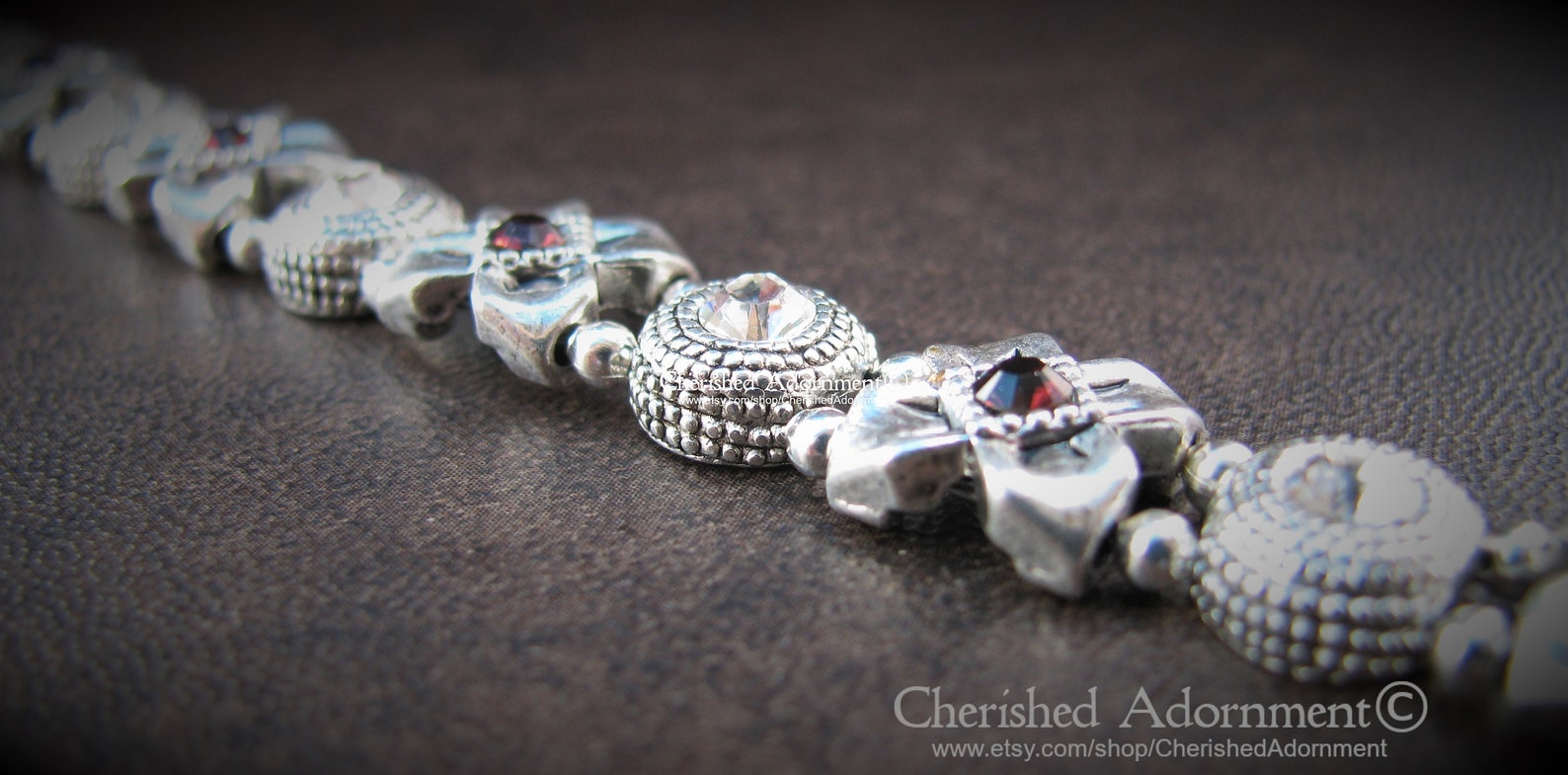 Swarovski Crystal Slider XOXO Bracelet Antique Silver Tone Metal ...