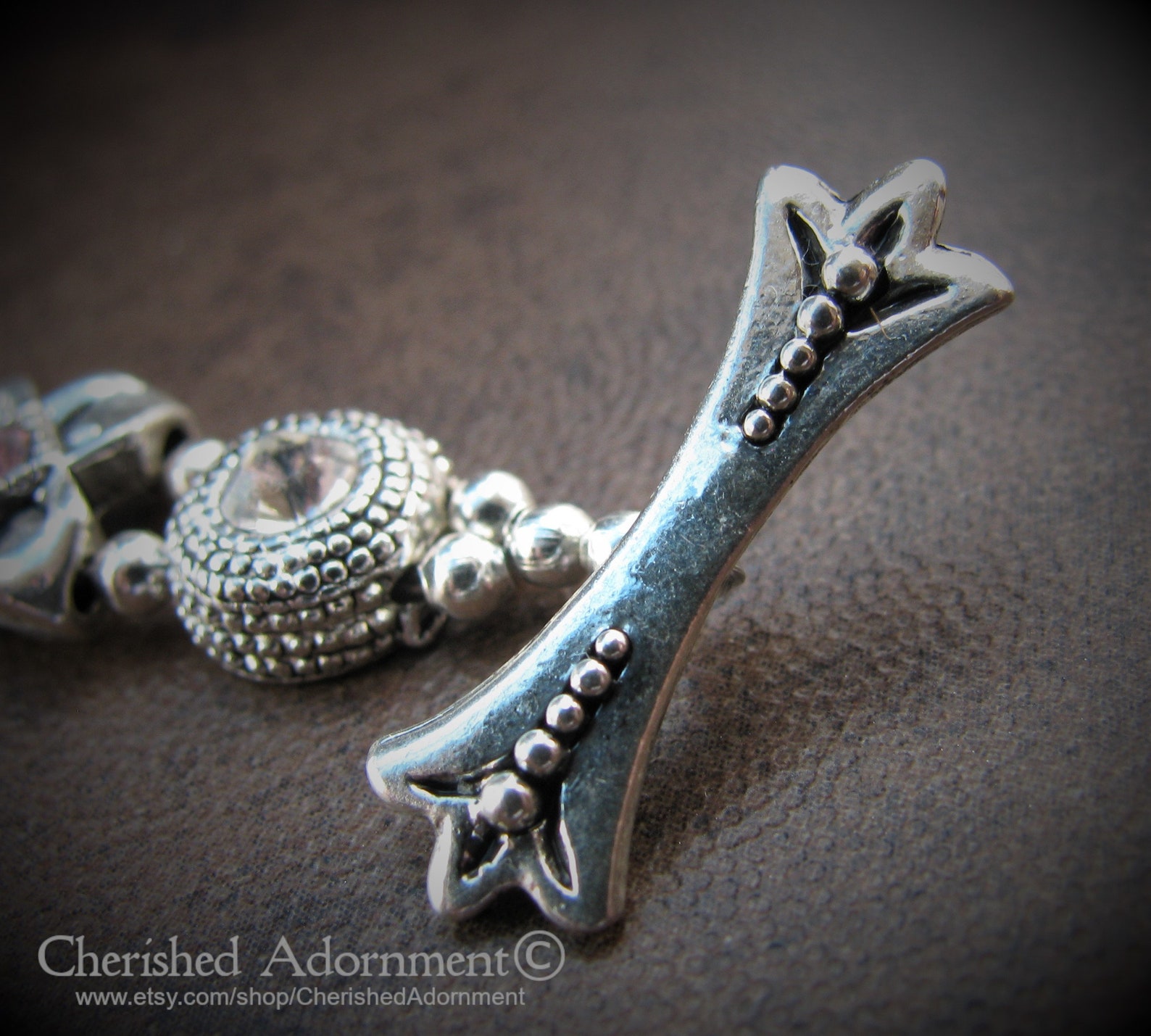 Swarovski Crystal Slider XOXO Bracelet Antique Silver Tone - Etsy