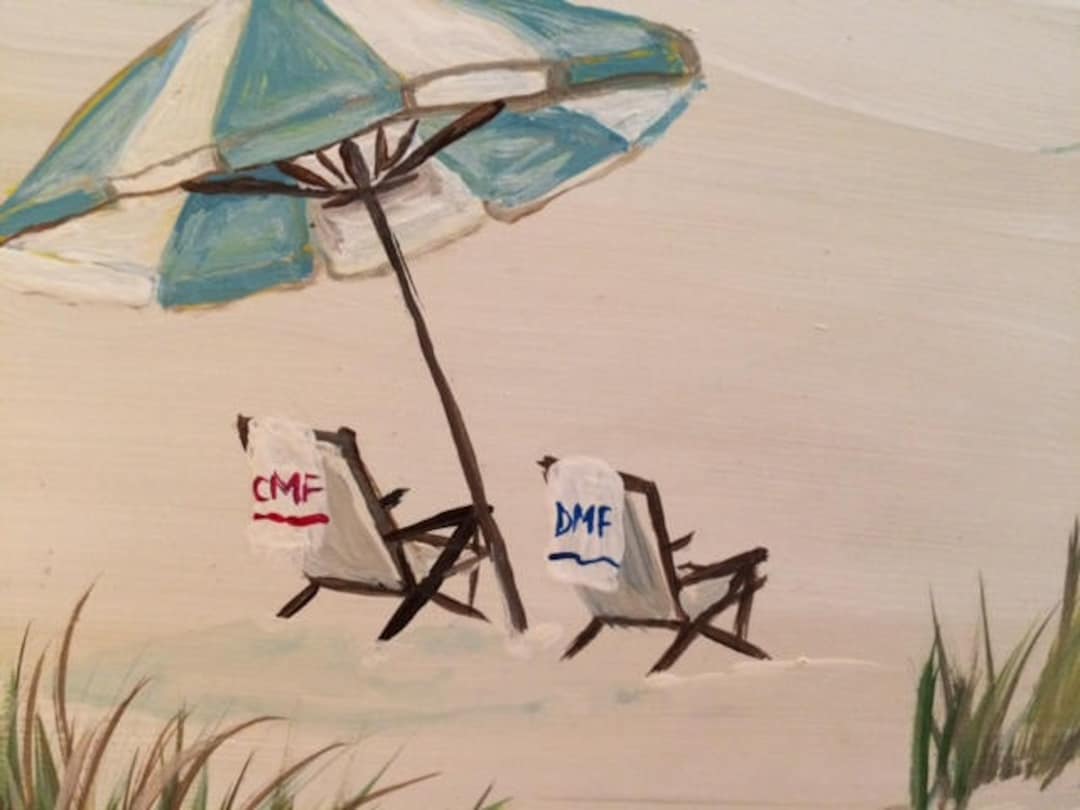 Beach Painted Mailbox, Personalized Custom Hand Painted Mailboxes ...