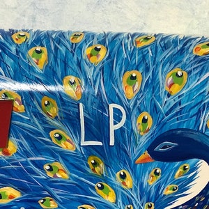 Custom Painted Mailboxes, Exotic Bird Art, Peacock Painting, Unique ...