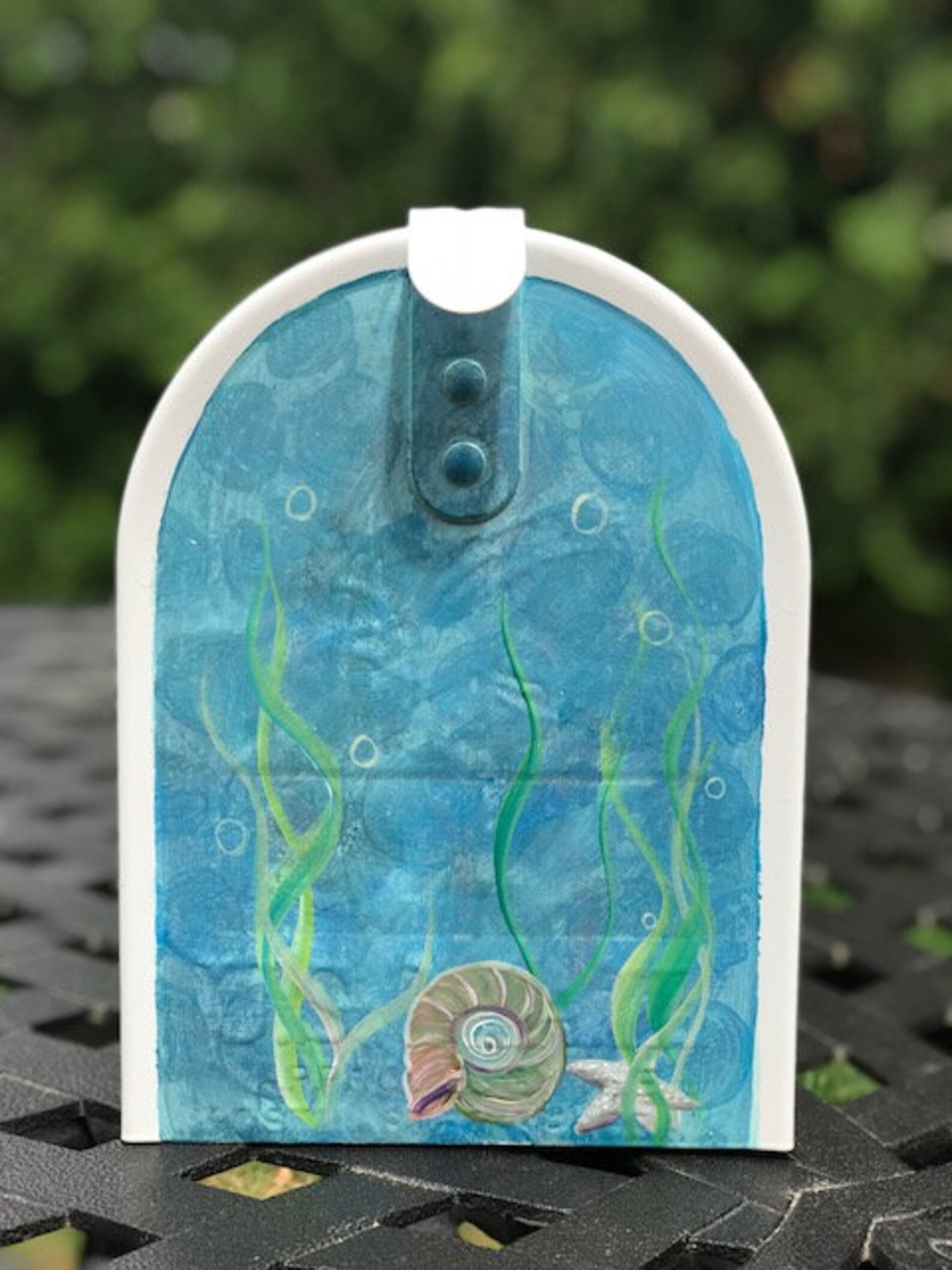 Mermaid Mailbox Hand Painted Custom Mailbox Mermaid Lovers | Etsy