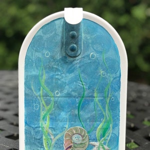 Mermaid Mailbox, Hand Painted Custom Mailbox, Mermaid Lovers Mailbox ...