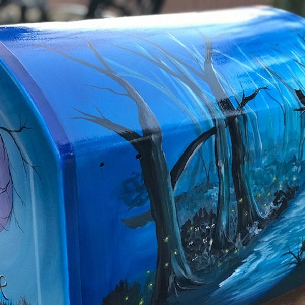 Hand Painted Mailbox - Etsy