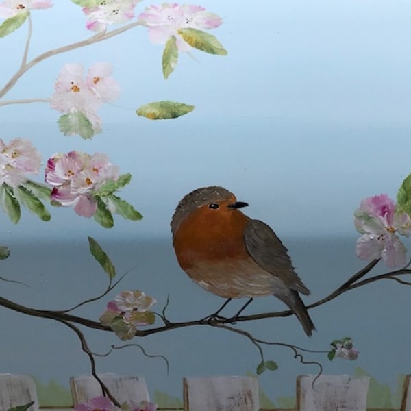 Hand Painted Bird Art - Etsy