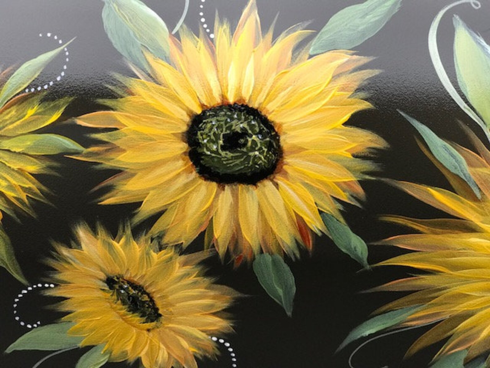 Mailbox of Sunflowers Wedding Box Painted Gift Floral - Etsy
