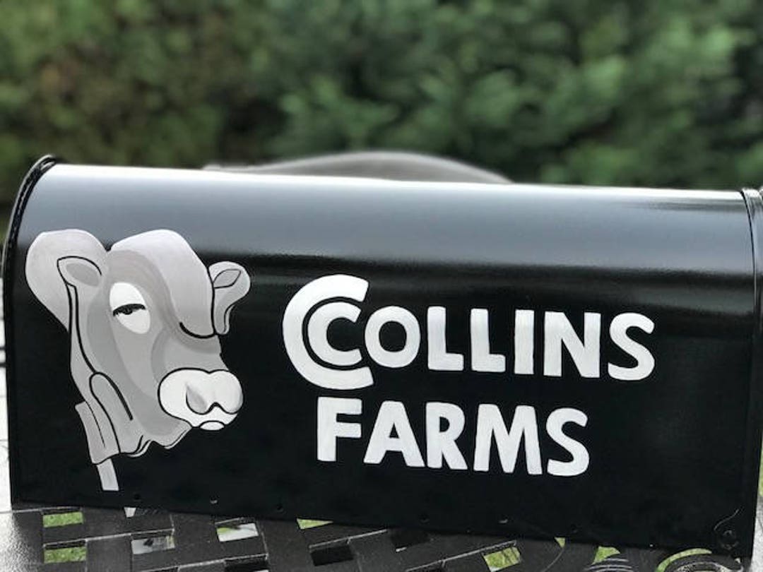 Hand Painted Custom Mailboxes, Farm Themed Mailbox, Business Logo, New ...